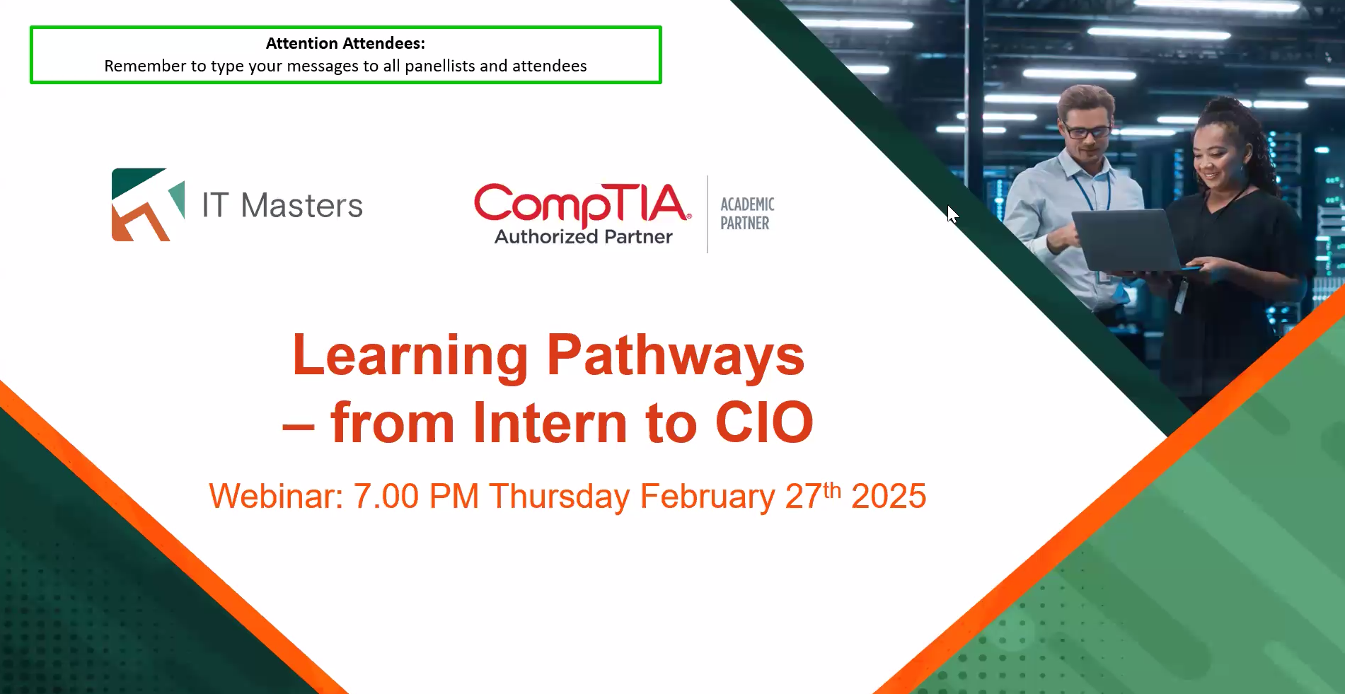 Information Sessions | IT Masters